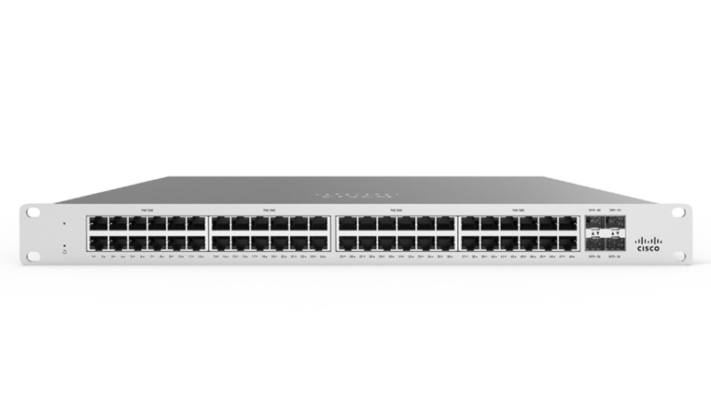 MS125-48 Switch de capa 2 con PoE+ opcional - Cisco-Meraki.com.mx